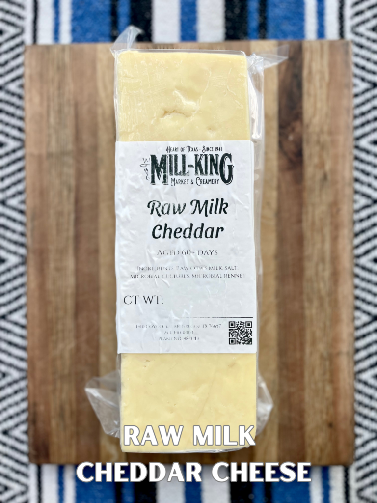 White Cheddar (5lbs-avg) - Farm to Table Texas